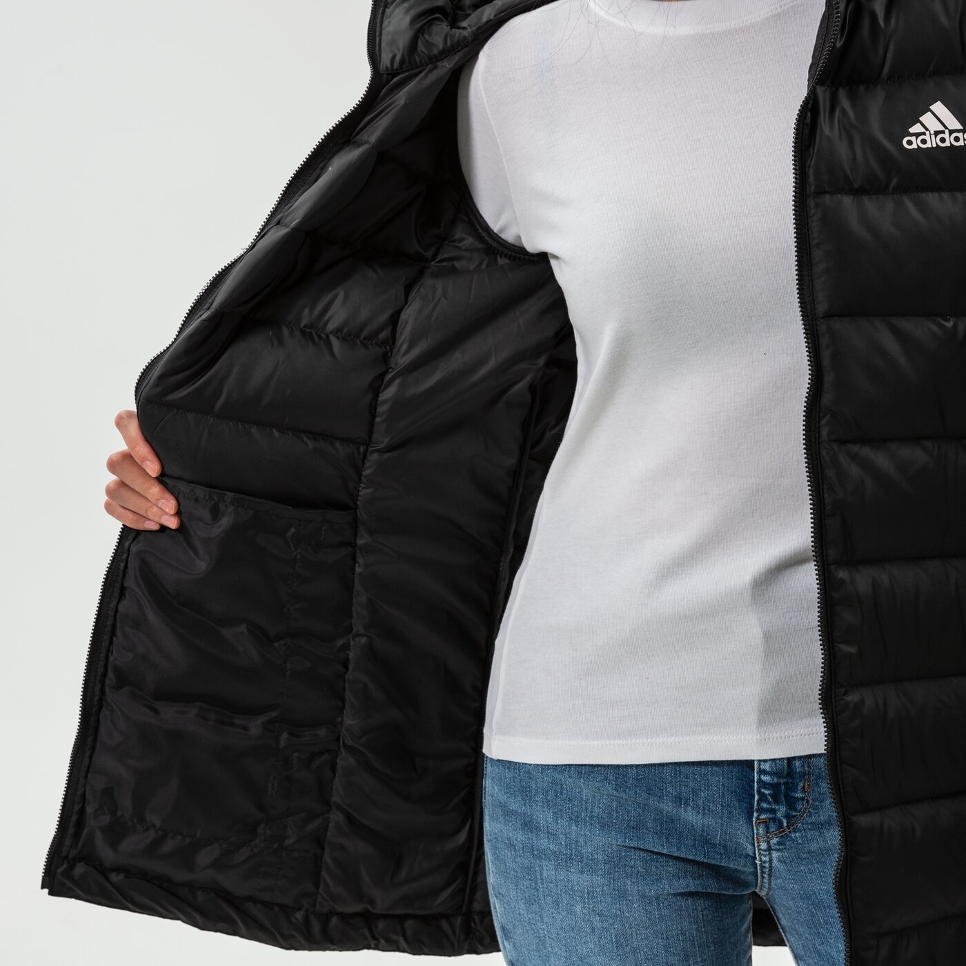 ADIDAS KABÁT W ESS DOWN PAR GH4590 FEKETE 29 990,00 HUF | Télikabát ...