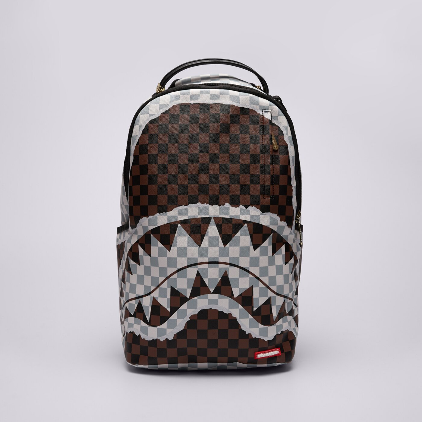SPRAYGROUND HÁTIZSÁK CREAM AND BROWN TEAR CHECK 910B8290NSZ BARNA 45 ...